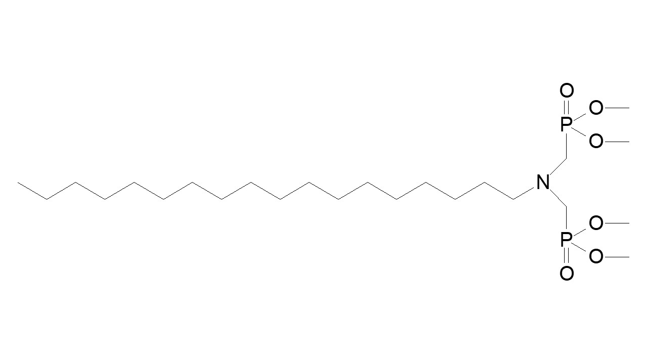 Alkyl(C18) aminobis(dimethyl phosphonate) - specific polymers